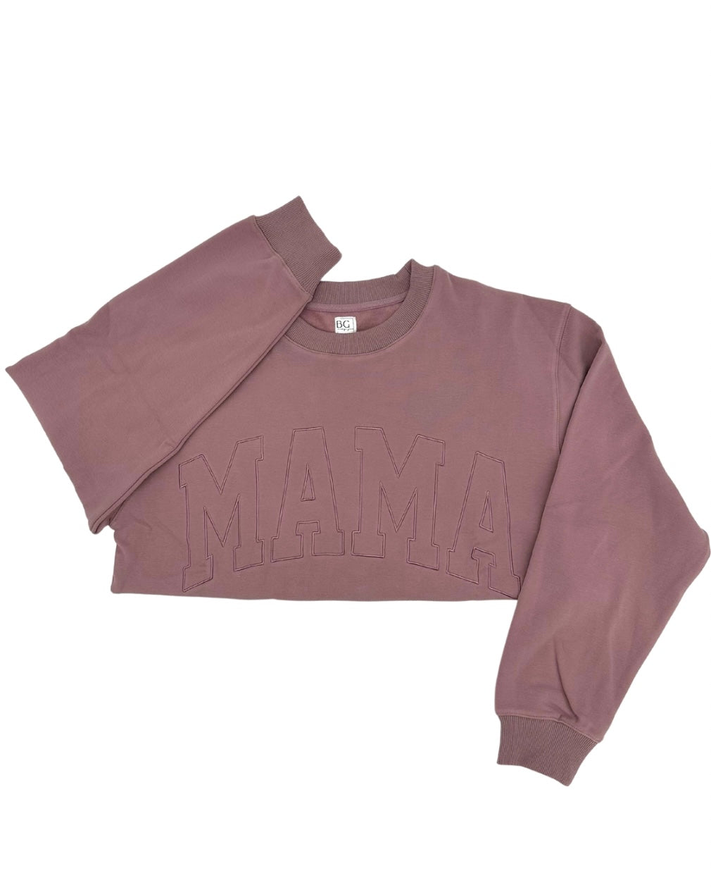 MAMA Drop Shoulder Crew - MAUVE - *updated fit* – Brooklyn Grace